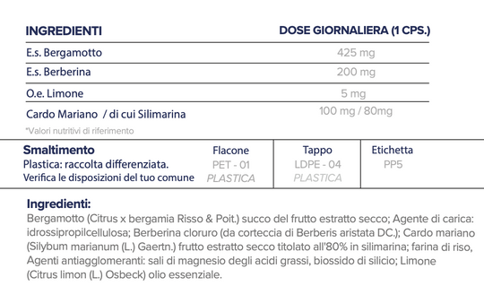 AGAPE N.54 | COLESTEROLO | BERBERINA, CARDO MARIANO E LIMONE | – HeBio ...